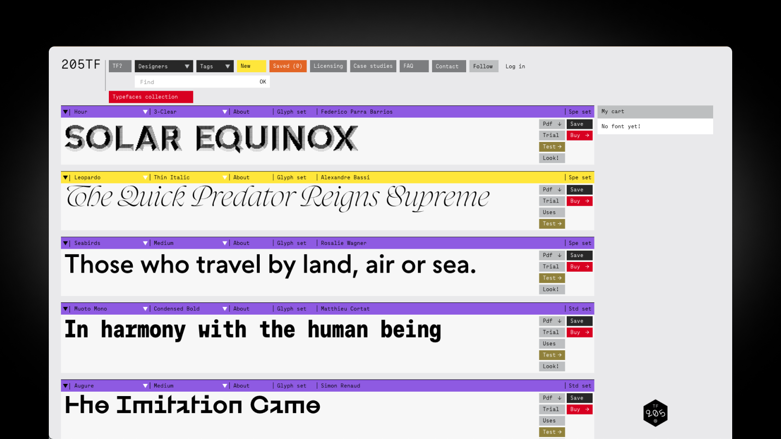 88 Design | Font Foundries - Off Type Foundry