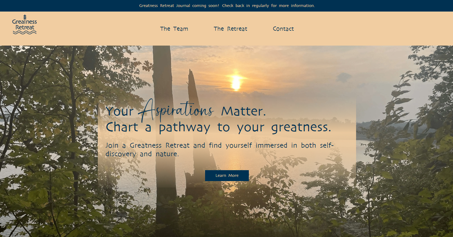 Greatness Retreat- Chart your Path to Greatness