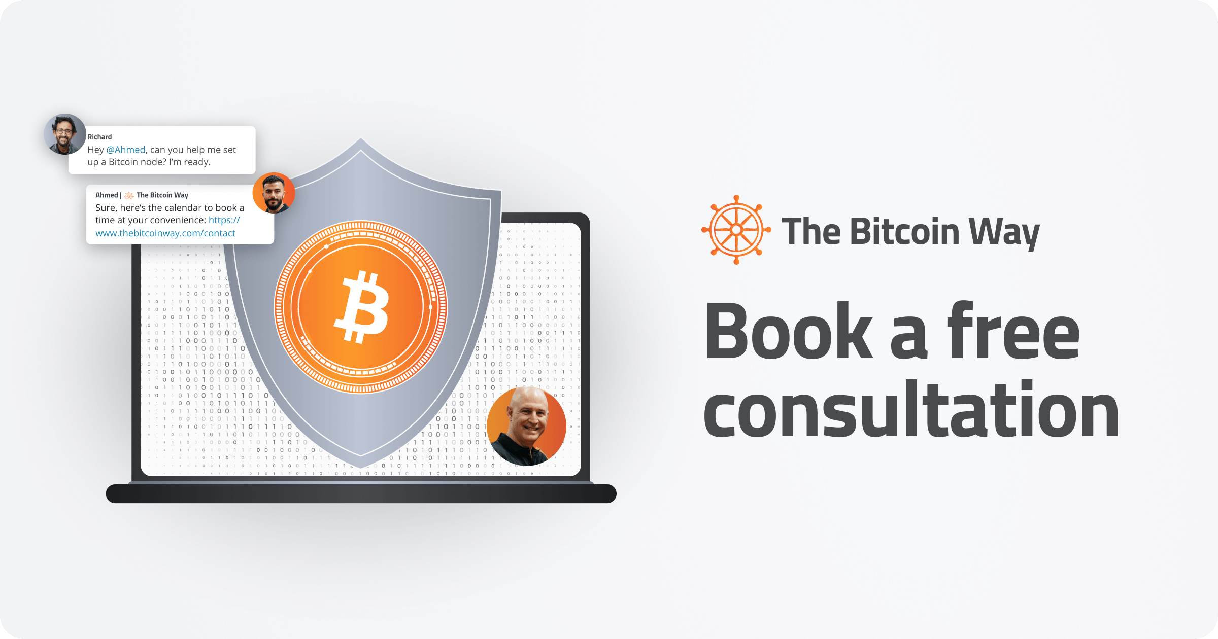 Reach Out for Expert Bitcoin Self-Custody Guidance | The Bitcoin Way