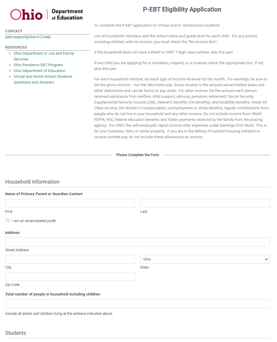 Pandemic EBT Extends to Virtual and Homeschooled Students for 2022-2023 ...