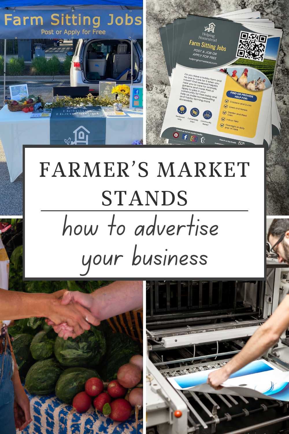 How to Have a Successful Stand in a Farmer's Market | Helping Homestead