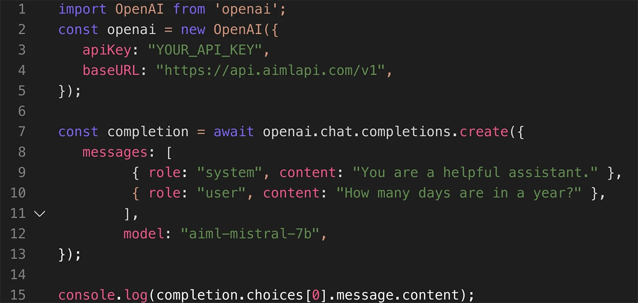 aimlapi.com - 100 AI Models via 1 API - Highest Accessibility