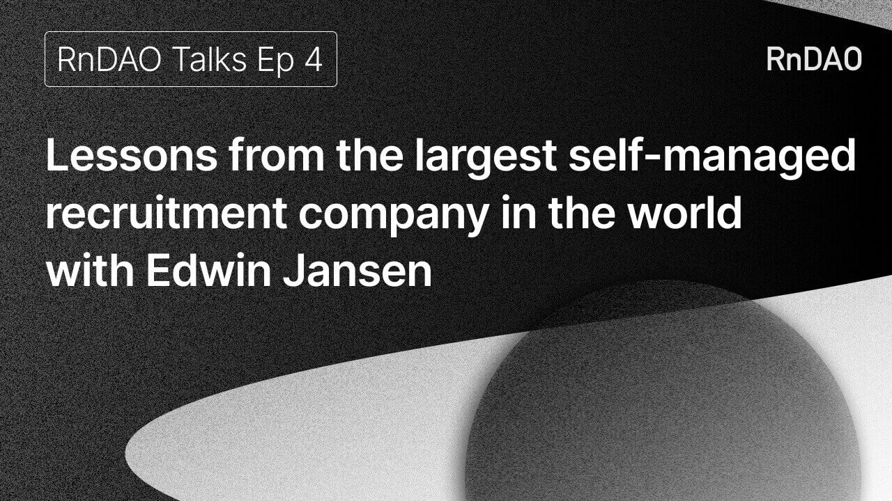 RnDAO Talks Ep 04 | Edwin Jansen