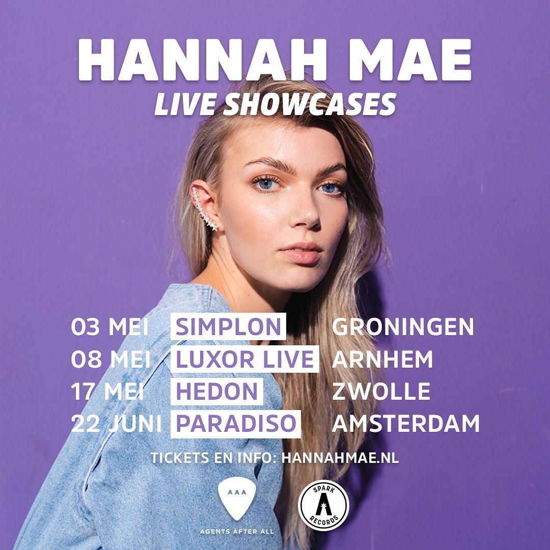 Hannah Mae Kondigt Tour Aan