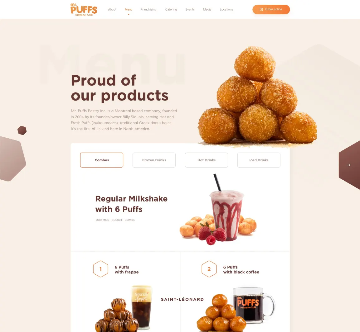 Mr. Puffs - Web Design Portfolio - Netfolie Canada