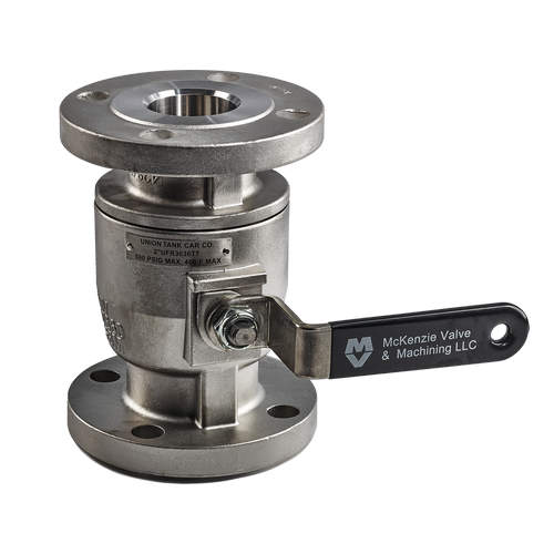 Flanged by Threaded Full Port Ball Valve - Tank Car Parts