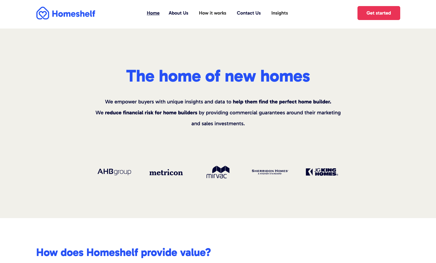 Homeshelf - Advertise new homes on Australia’s most trusted home builder comparison platform.