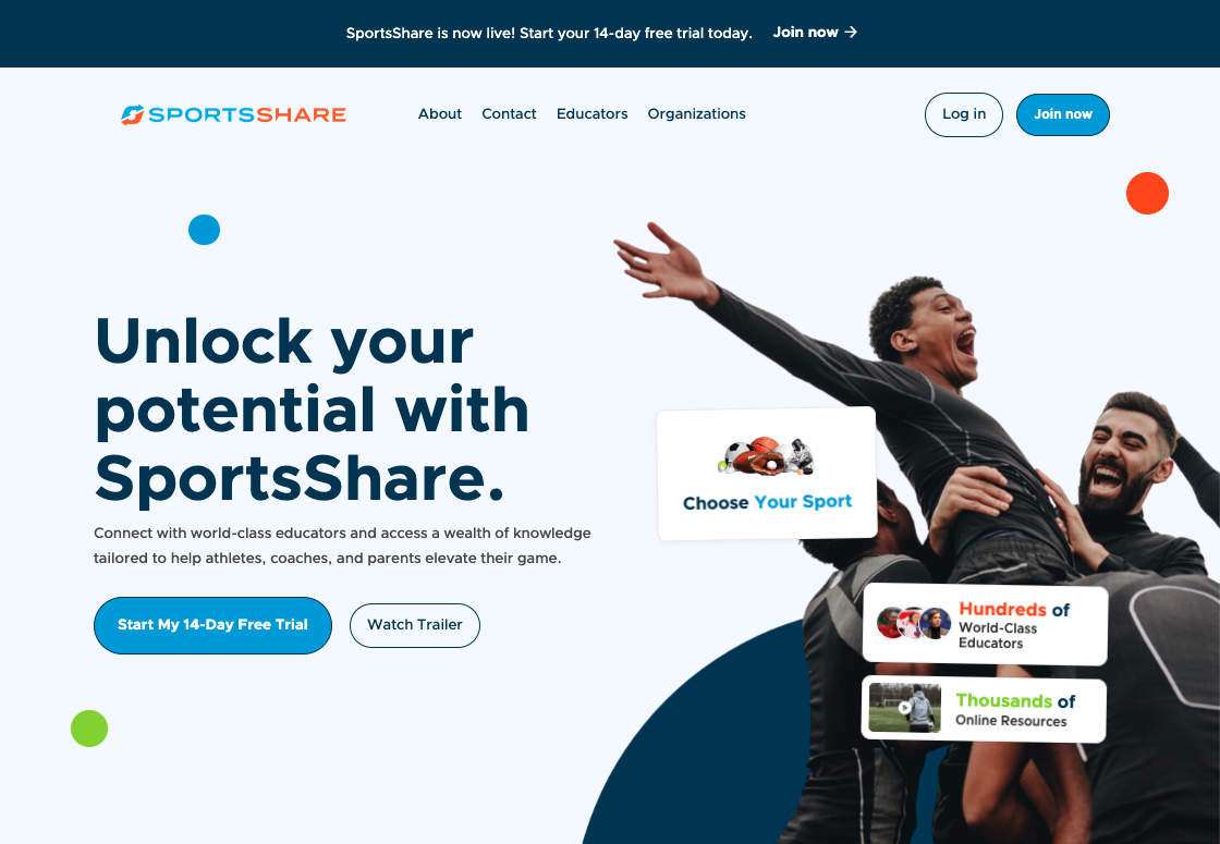 Your Online Sports Training Hub | SportsShare