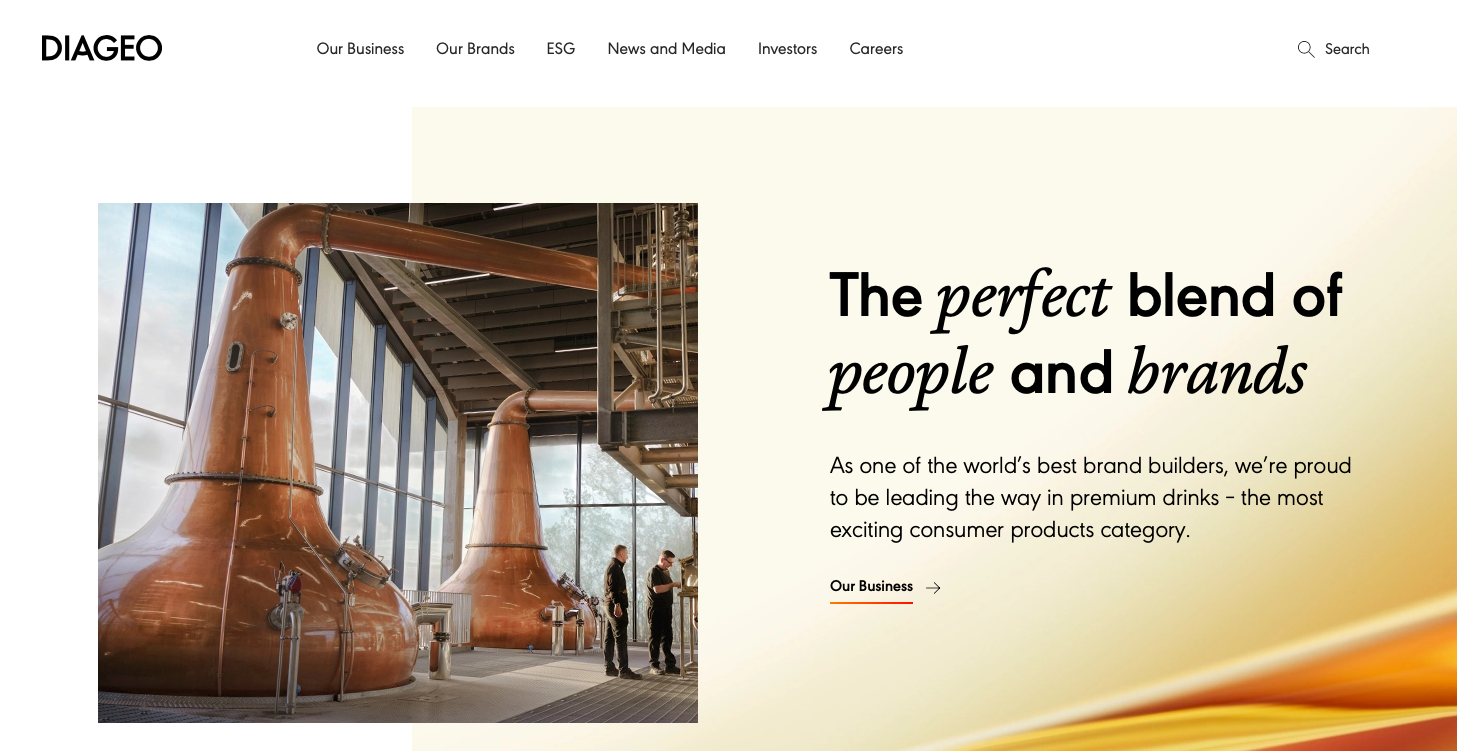 Diageo Experience Portals - Pixelpro Design