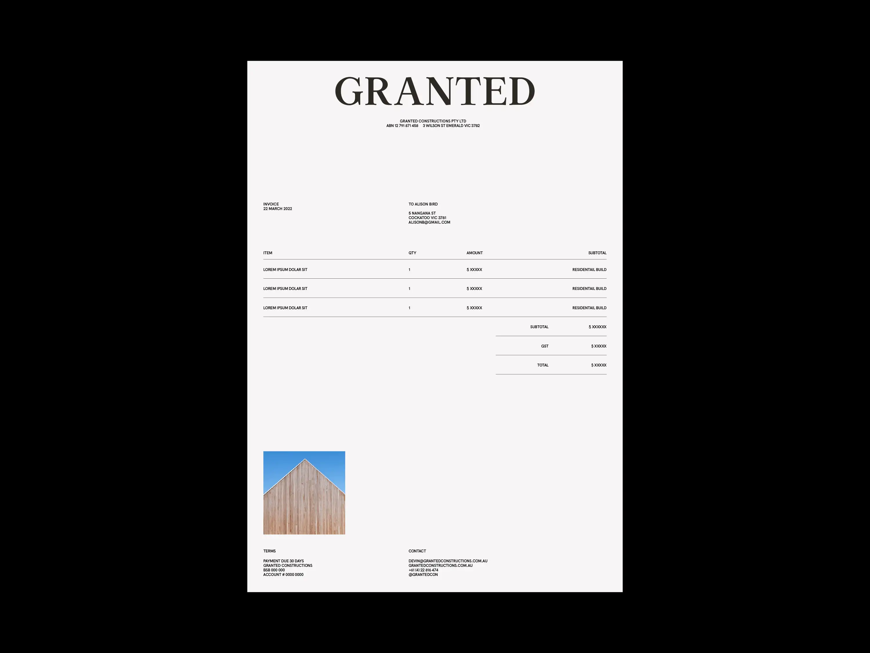 Granted Constructions | Construction Branding