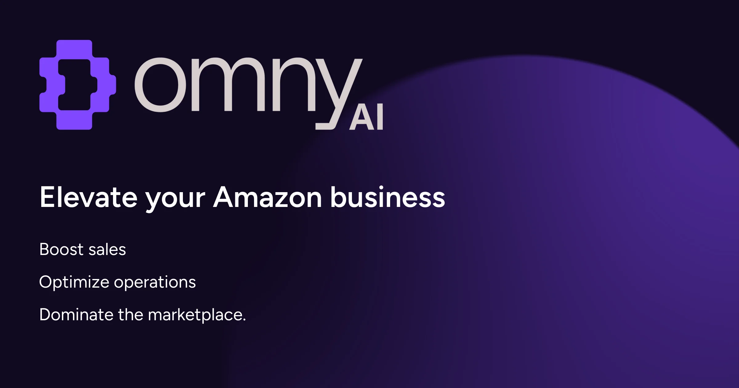 Why Omny: Your Amazon Sales Accelerator