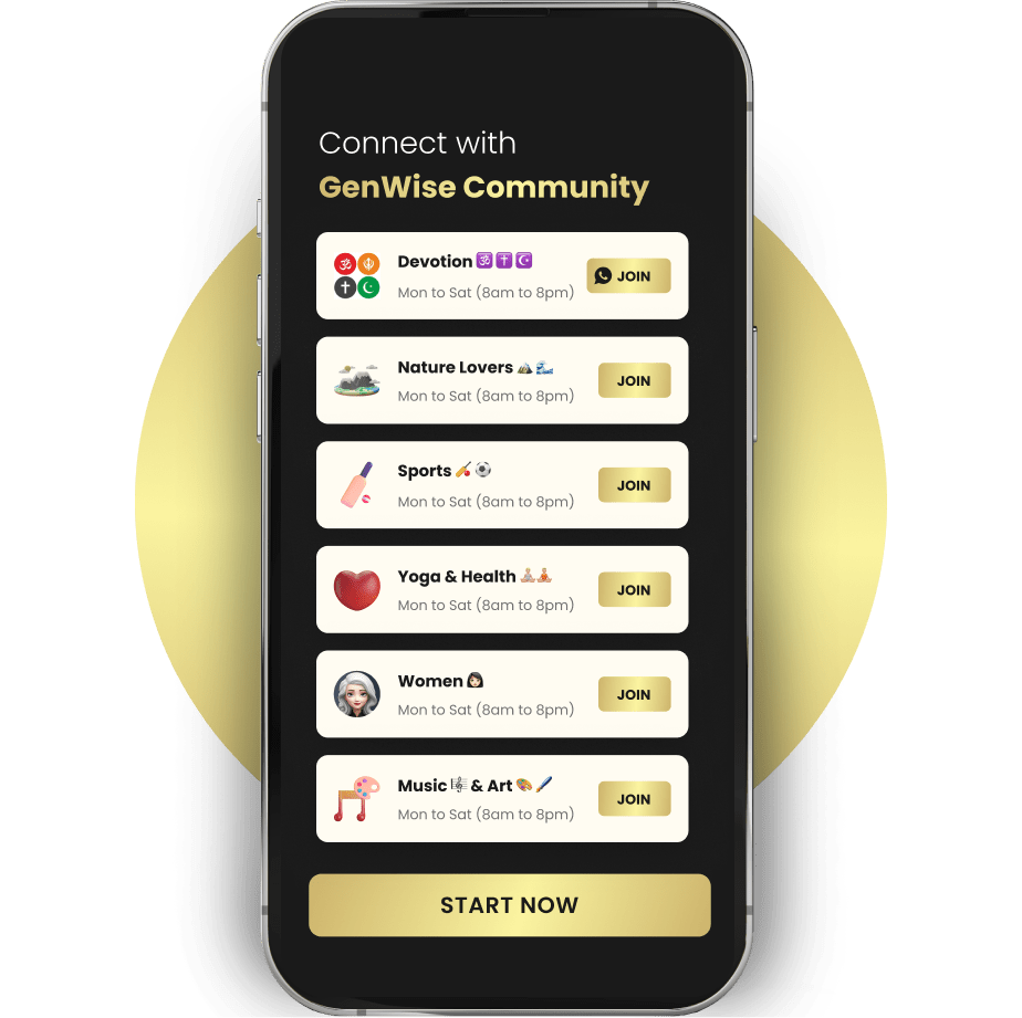 GenWise - India's largest online club for elders