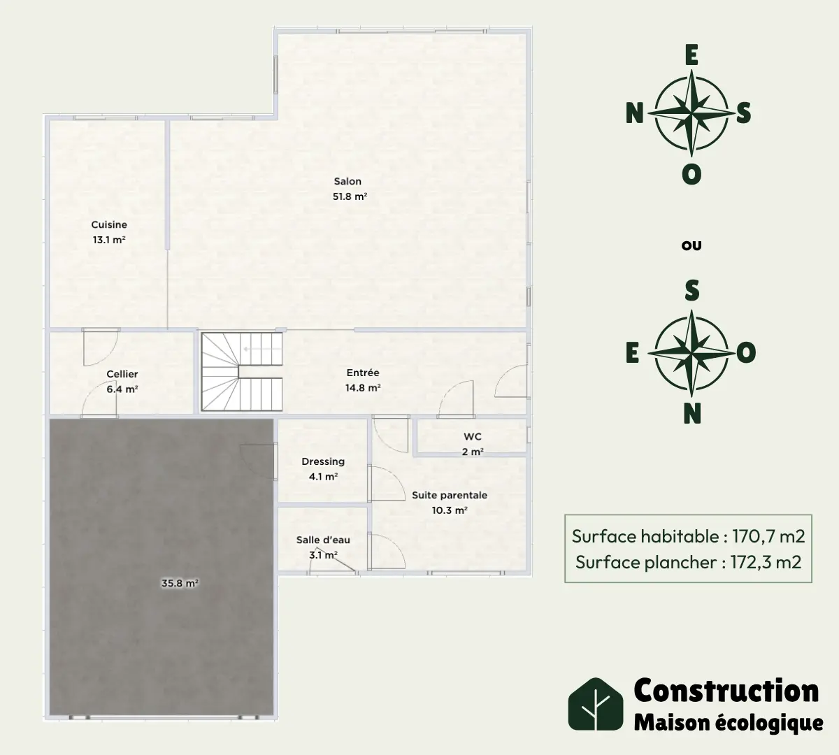 Plan de maison de 150m2 - plans détaillés et inspirations