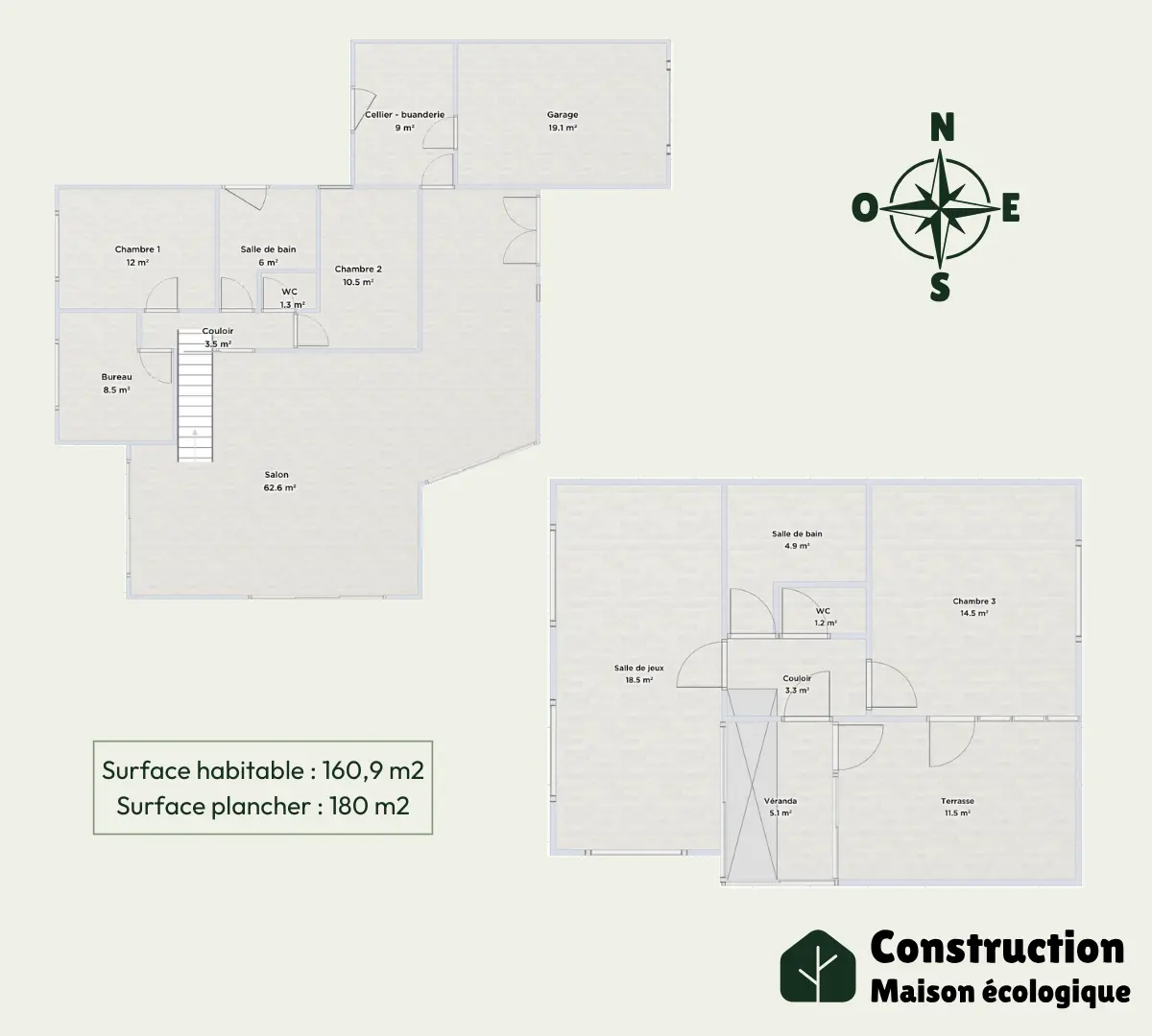 Plan de maison de 150m2 - plans détaillés et inspirations