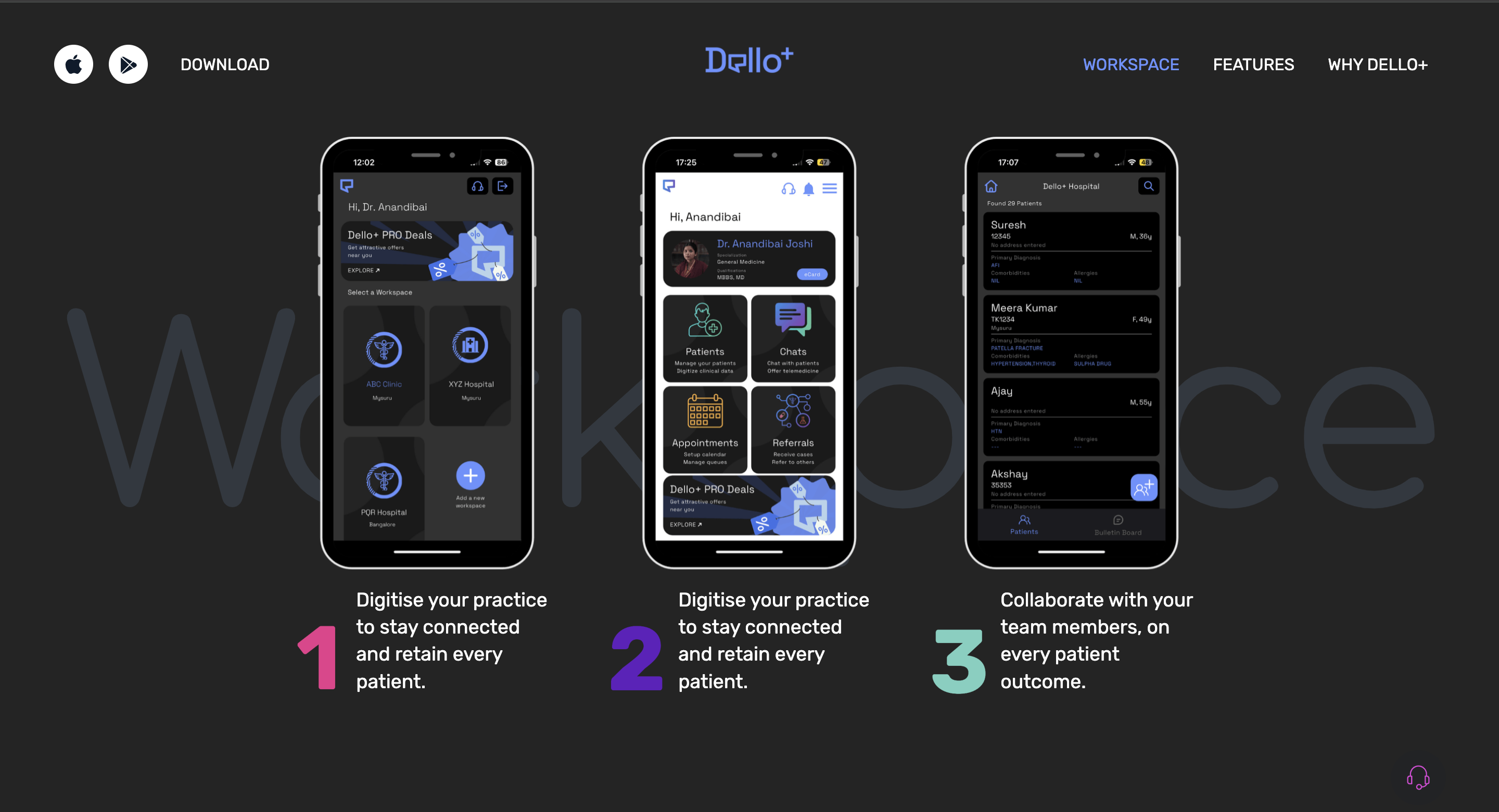 Dello+ PRO | India's #1 App for Doctors and Hospitals