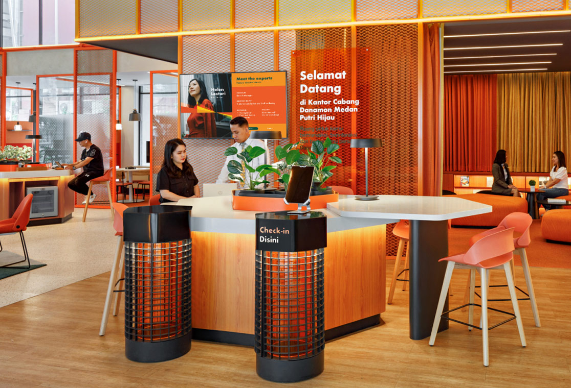 Transforming Banking Spaces: Bank Danamon's Interior Design and Brand ...
