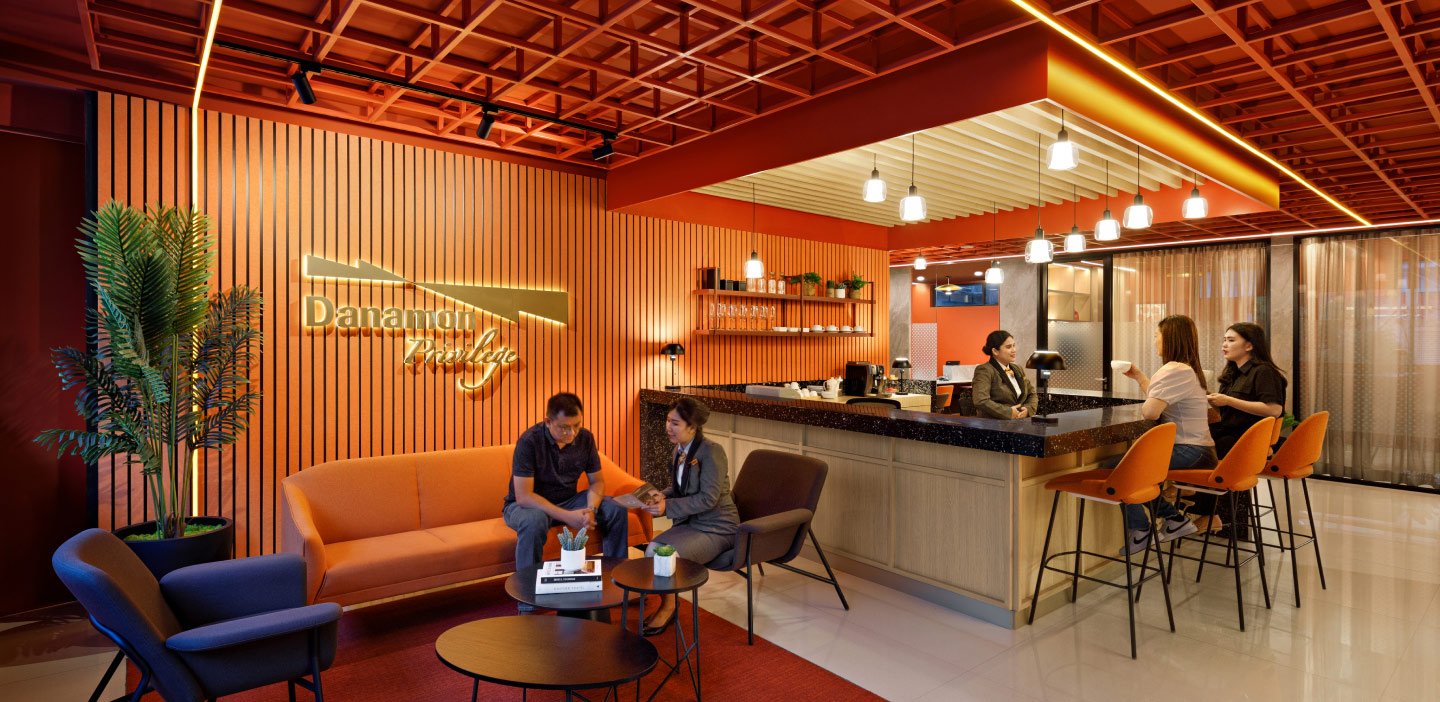 Transforming Banking Spaces: Bank Danamon's Interior Design and Brand ...