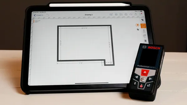 ArcSite & Bosch Laser: Precision Measuring for Perfect Drawings