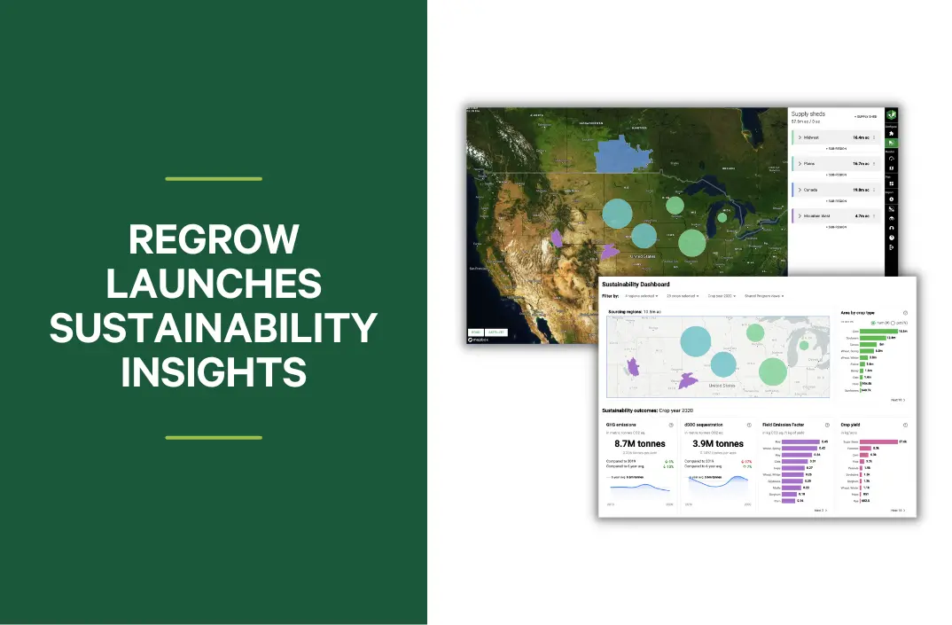 Regrow Ag Fills Agrifood Industry Climate Solution Gap with Sustainability Insights | Regrow Ag
