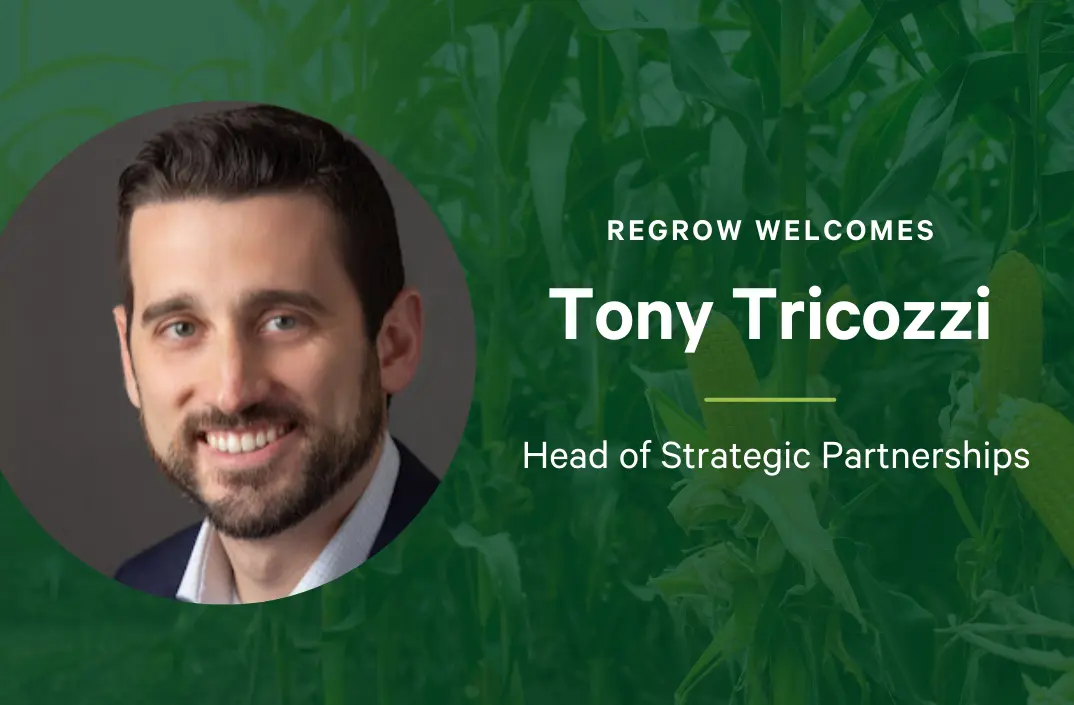 Tony Tricozzi Joins Regrow Ag as Head of Strategic Partnerships | Regrow Ag