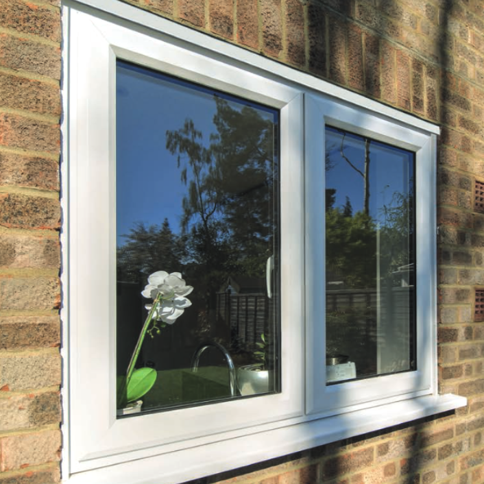 System 10 Bevelled Casement Window