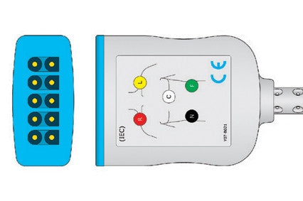 GE Marquette Compatible ECG Trunk Cable for Vivid I and Vivid q