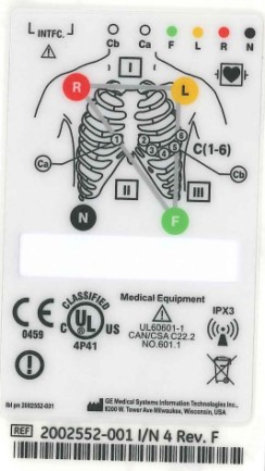 Rear Panel Label/IEC