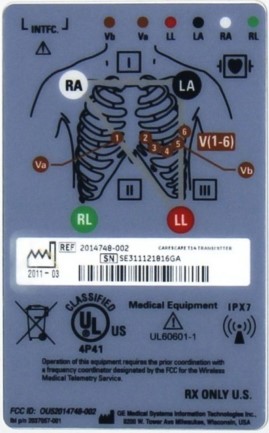 Rear Panel Label/AHA