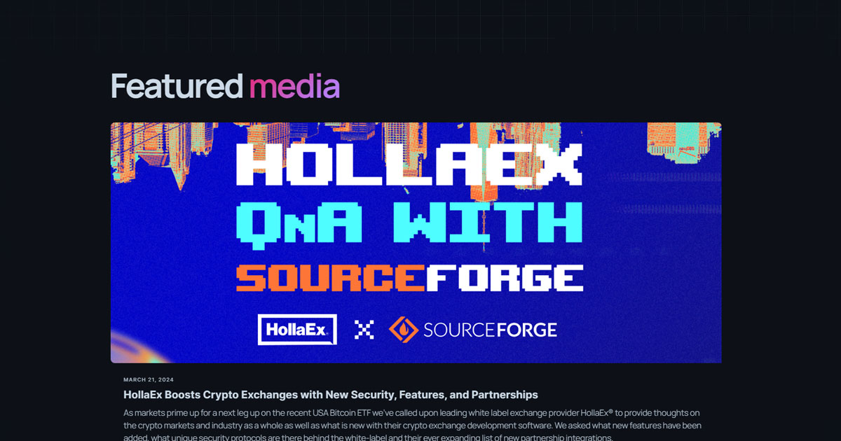 HollaEx® in the Media 📢