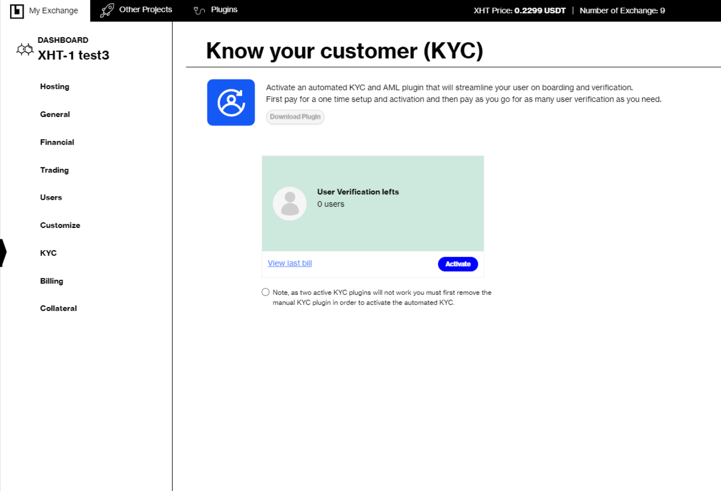 Automatic ID system with HollaEx's premium KYC AML plugin | HollaEx