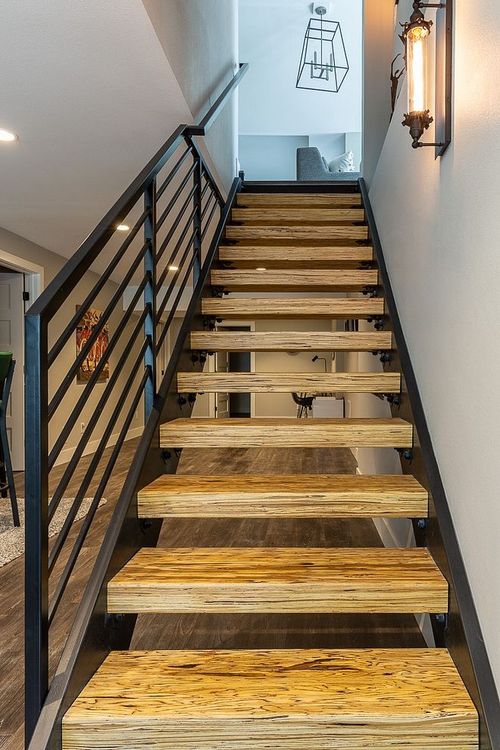 Custom metal stairs