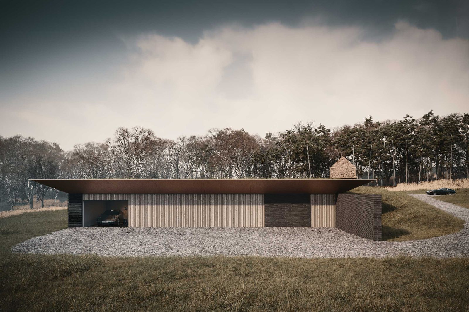 A House of Clay and Bronze | Brown & Brown Architects