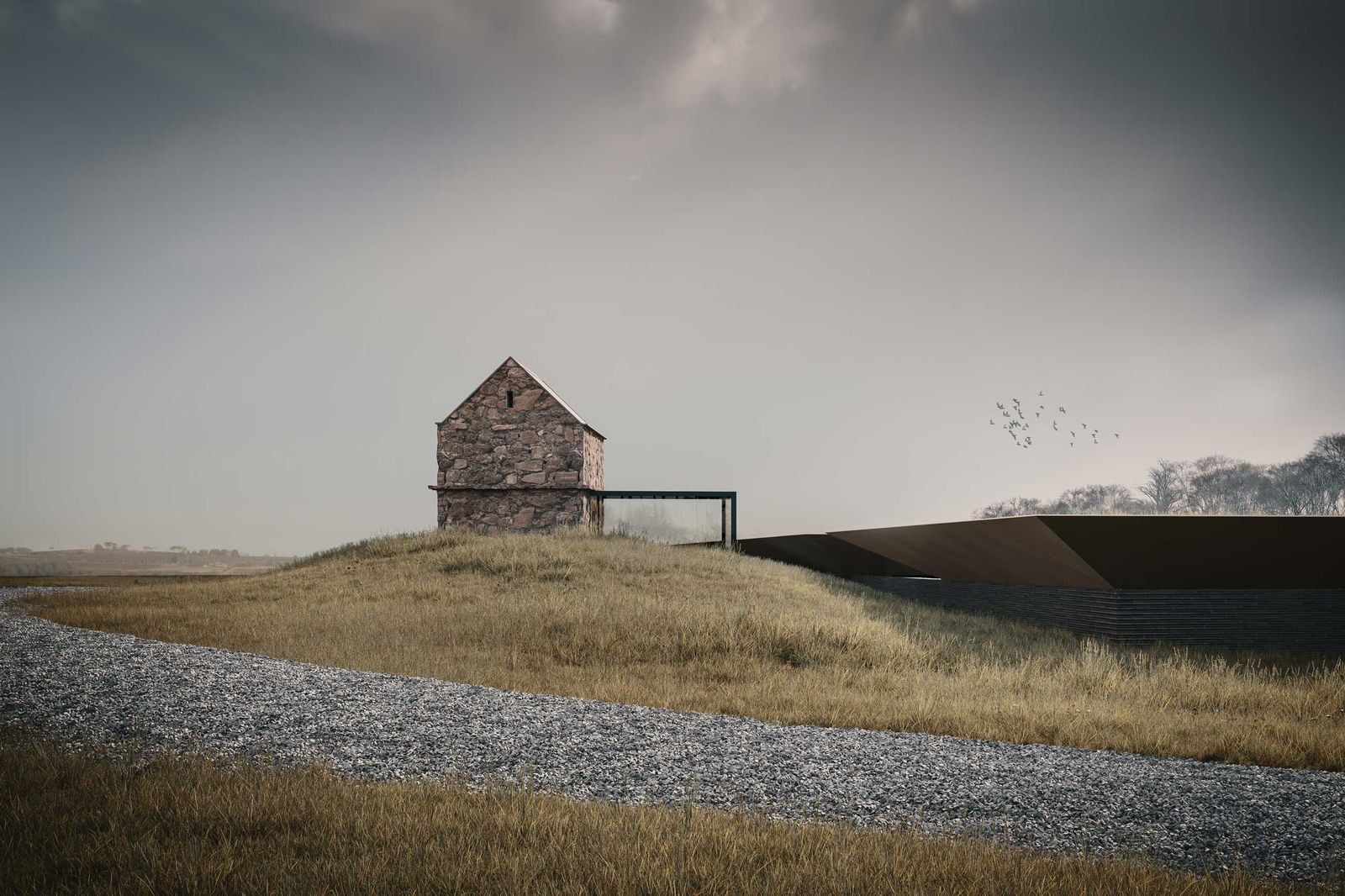 A House of Clay and Bronze | Brown & Brown Architects