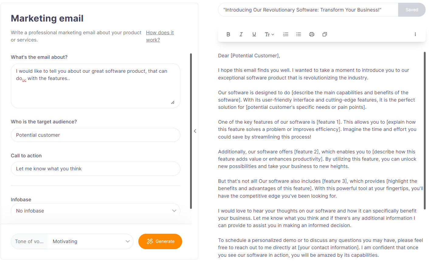 AI email generator: maximize your email marketing strategy