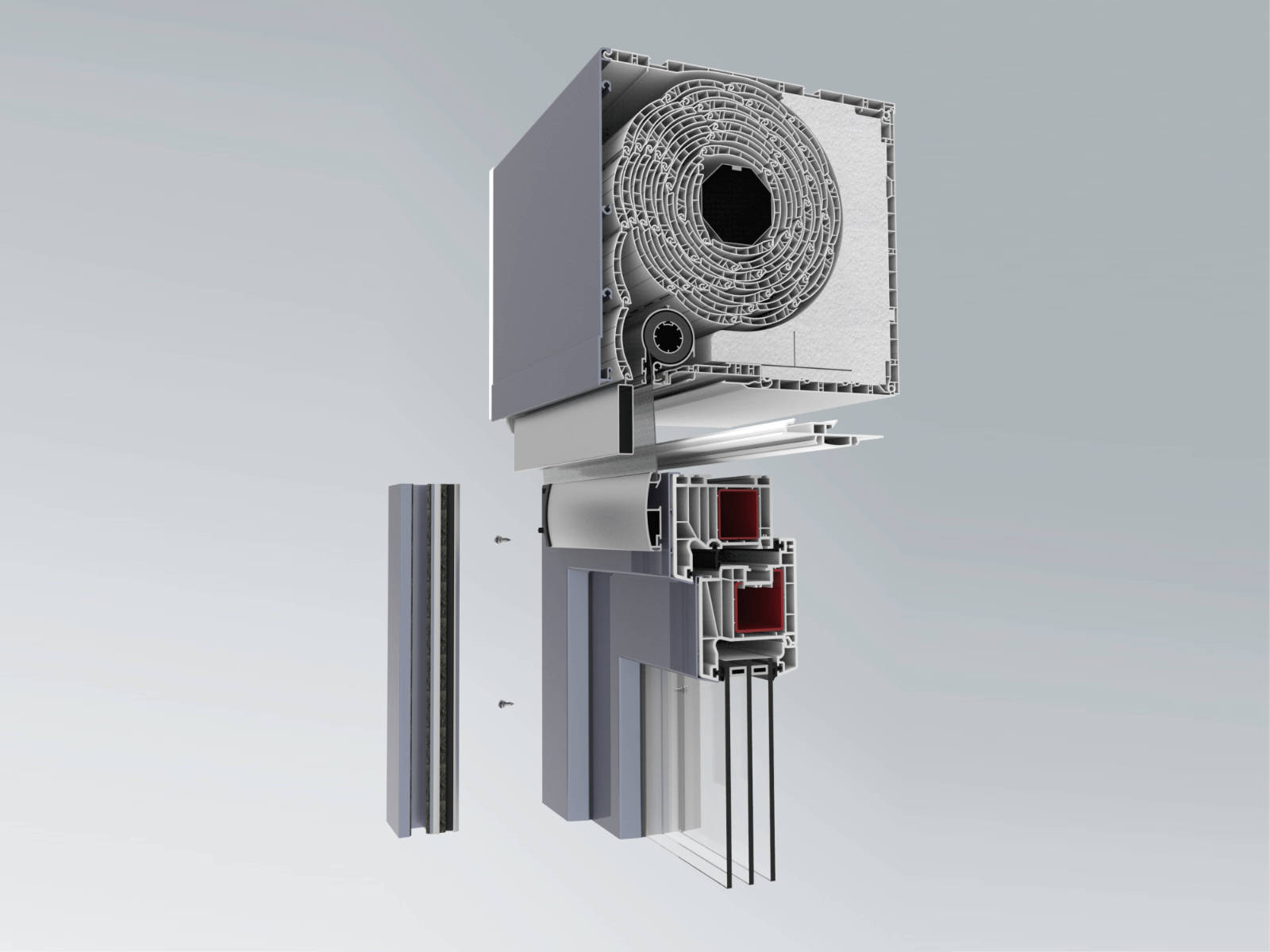 New adapter for window frames with aluminum attachment