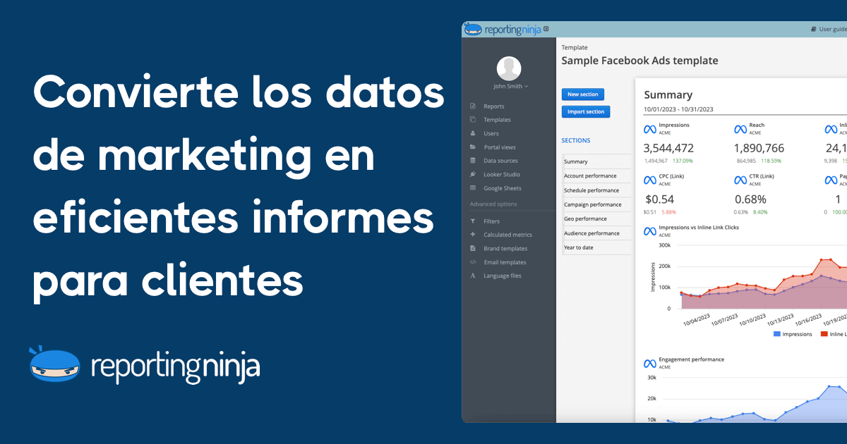 Reporting Ninja | Informes multicanal de manera sencilla