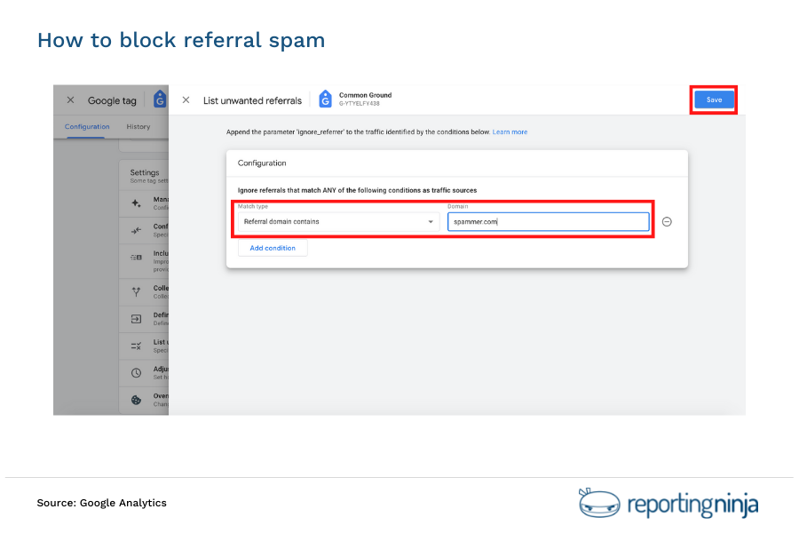 Referral Spam in Google Analytics | Reporting Ninja