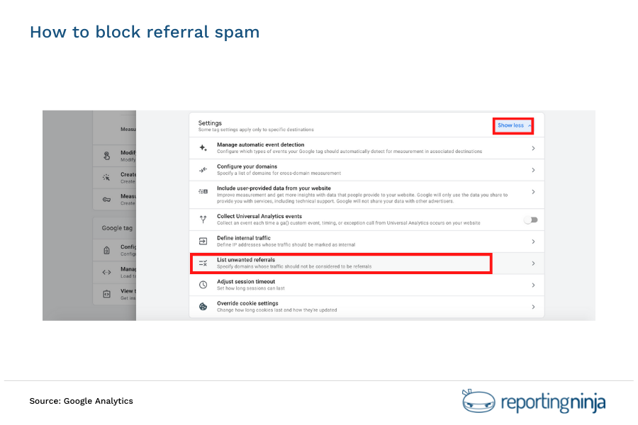 Referral Spam in Google Analytics | Reporting Ninja