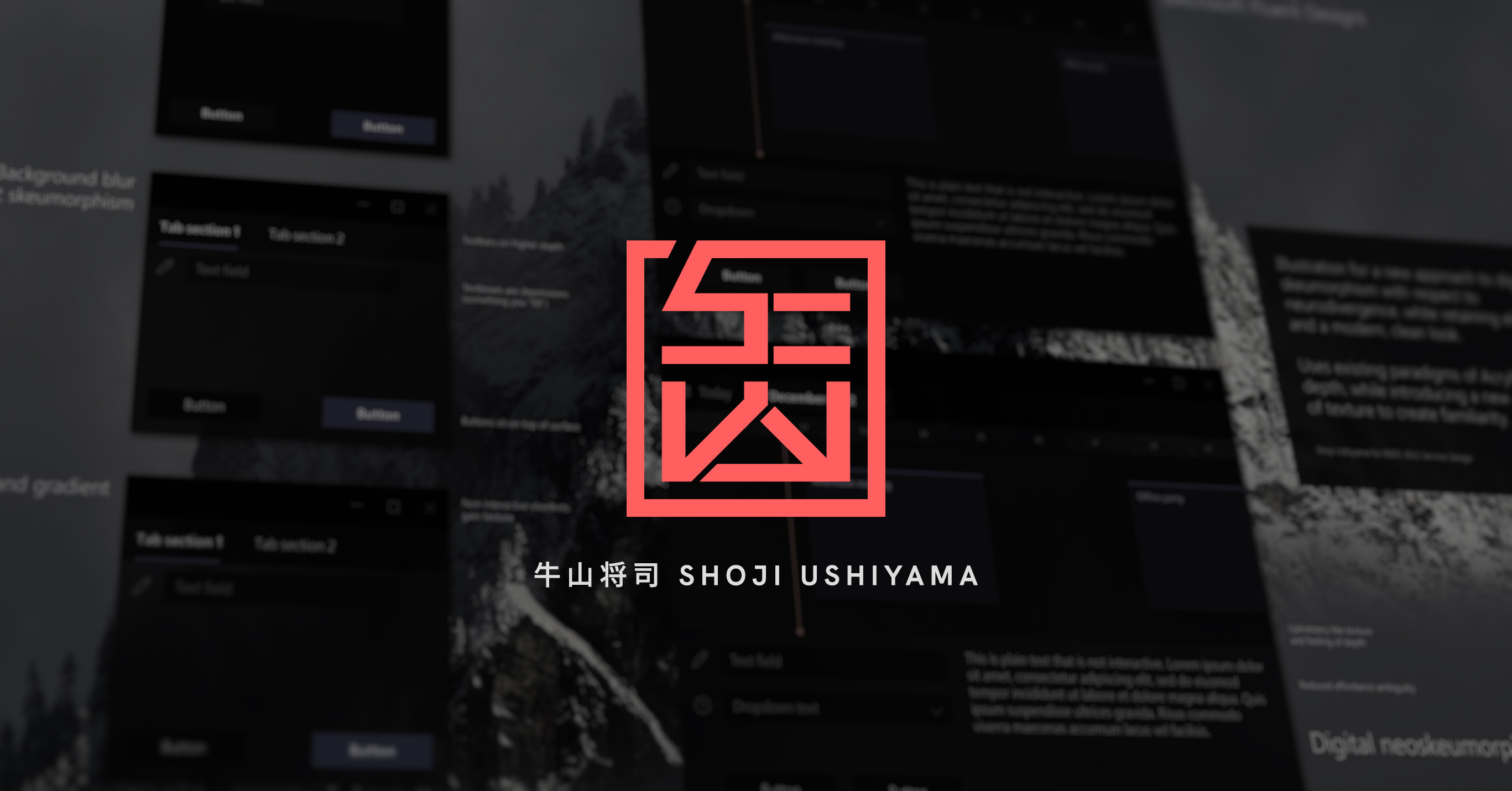 Shoji Ushiyama — UX Designer