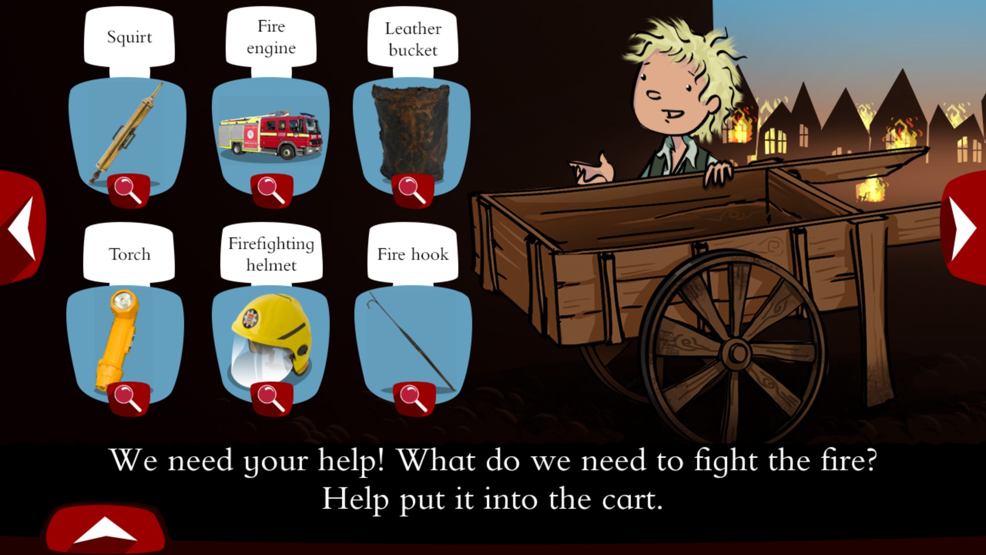 The Great Fire of London Interactive story - fish in a bottle