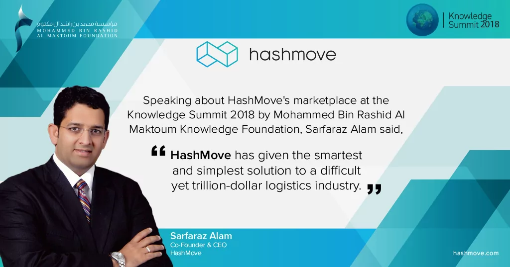 Smart Logistics Marketplace Unveiled To The World At Knowledge Summit 2018