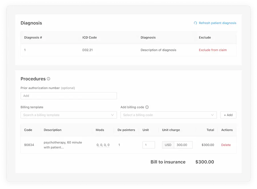 Mental Health Billing Software for Psychiatric Care