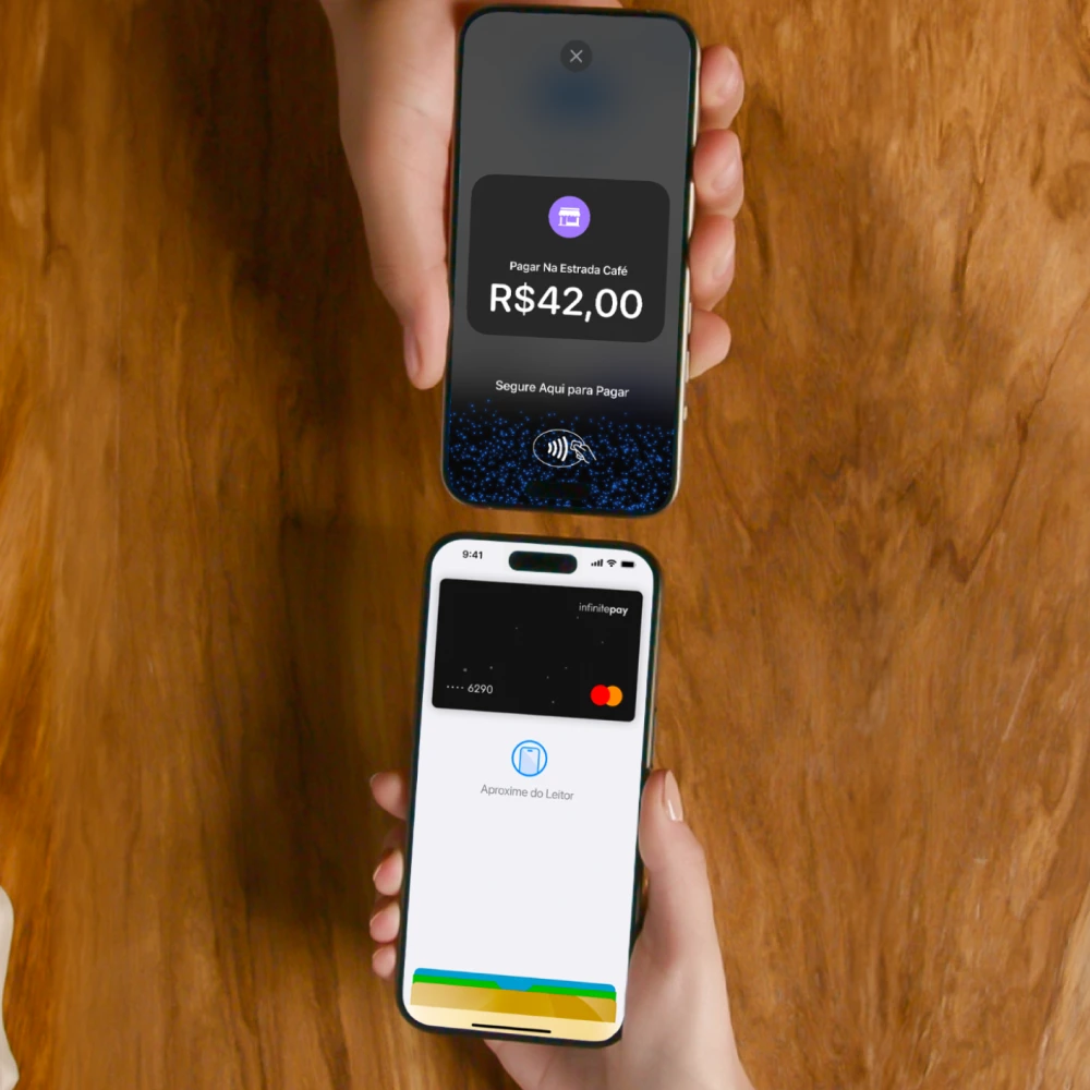 Tap to Pay no iPhone é com a InfinitePay