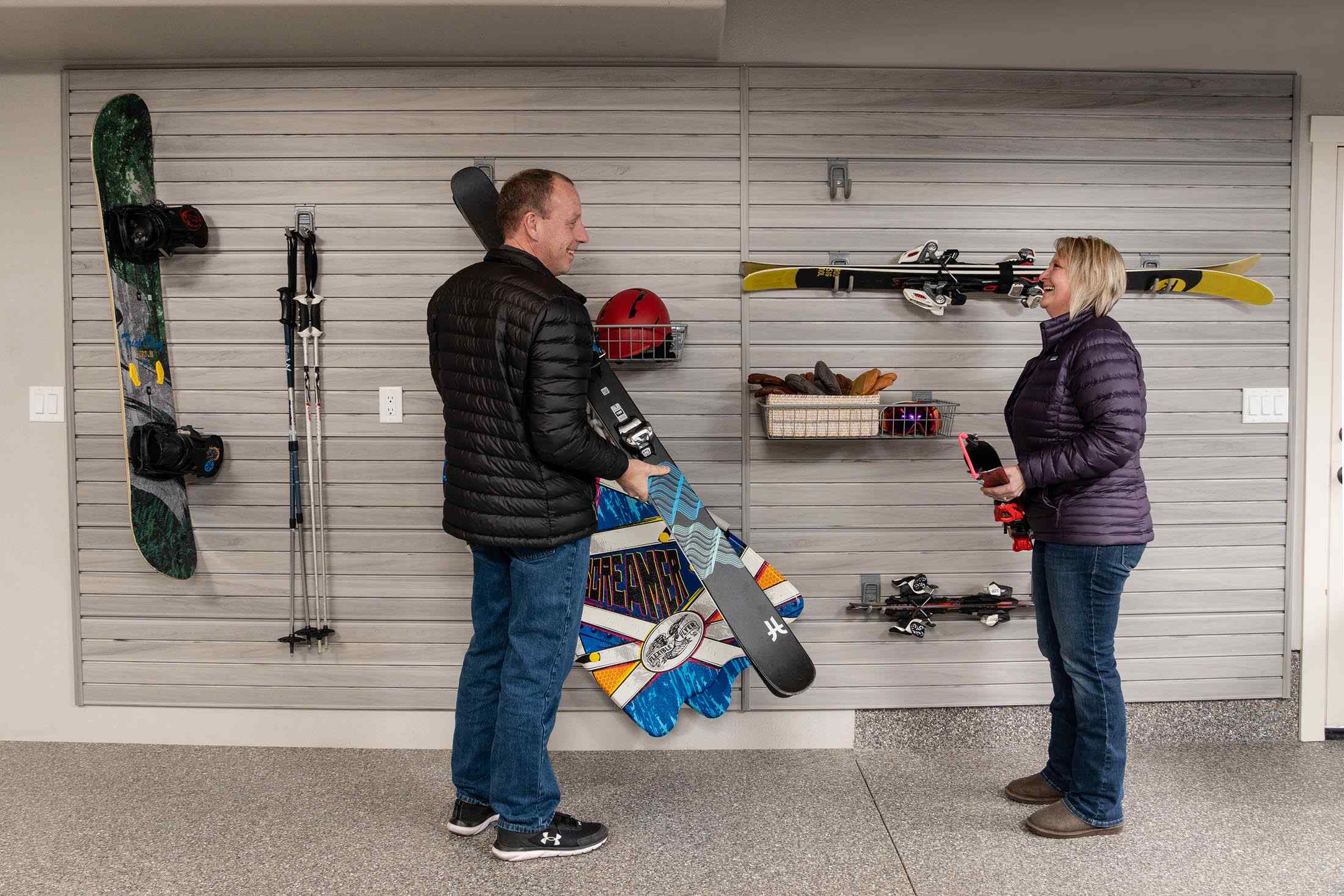 Custom Garage Storage for Winter - Webfoot Home Improvements