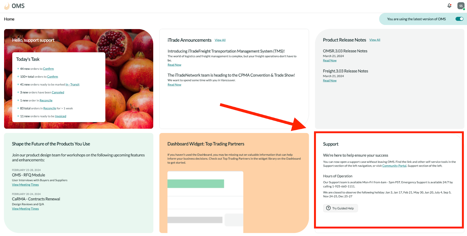 Embrace Enhanced Efficiency with Our New OMS Landing Page ...