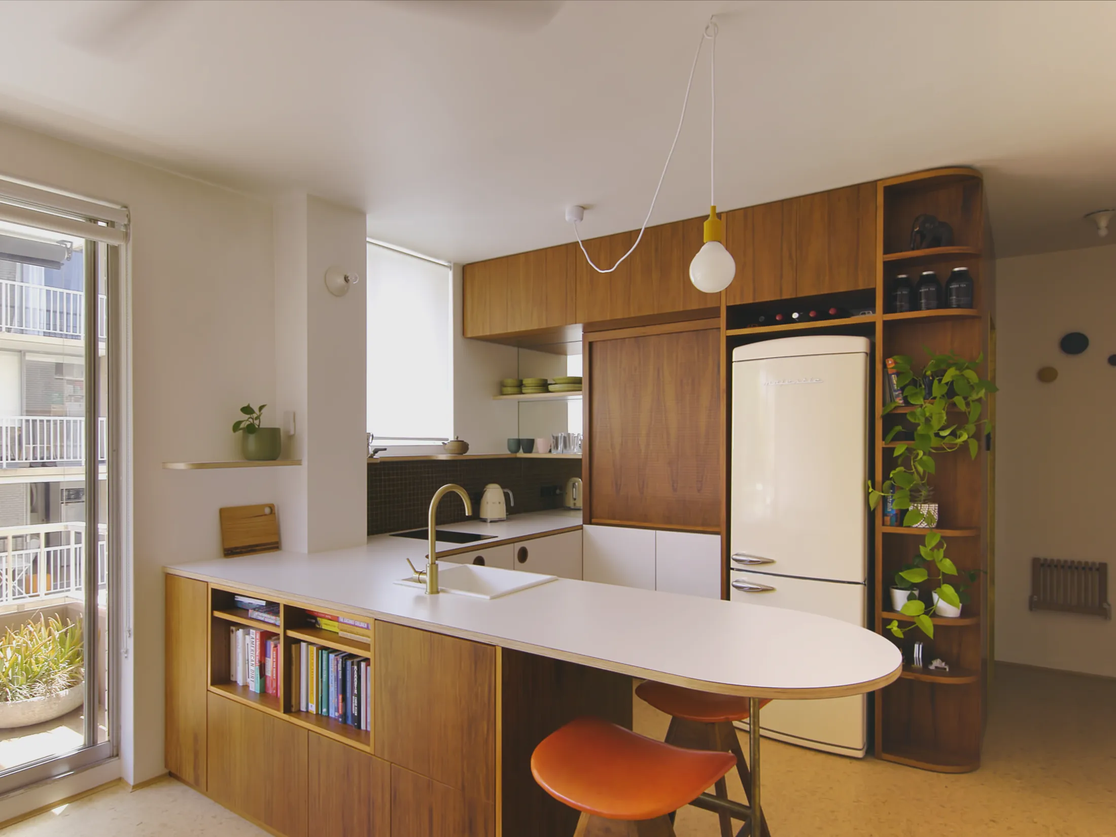 Mid-Century Modern Living Rooms | Never Too Small