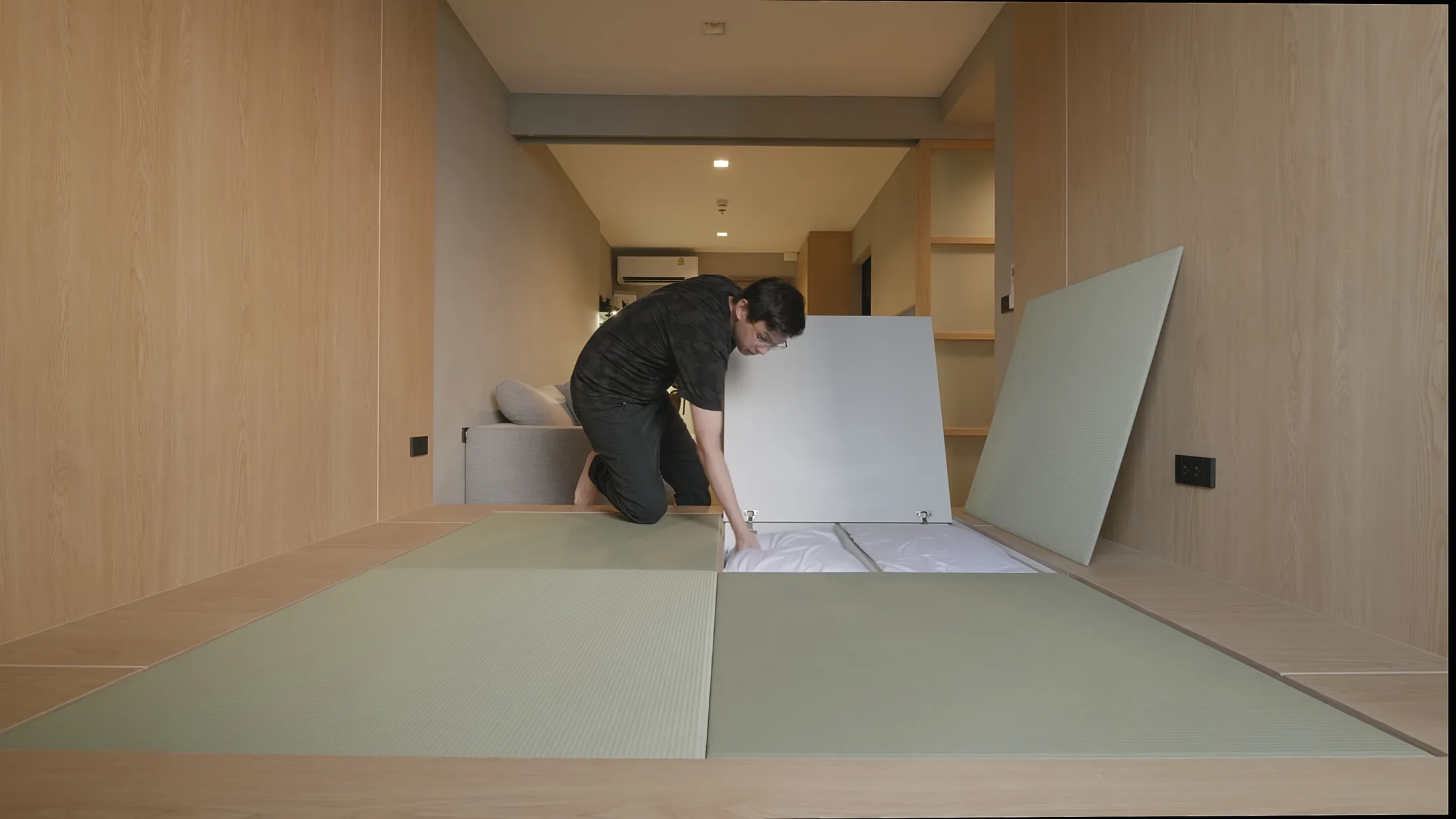 Clever Compartments: Floor Storage | Never Too Small