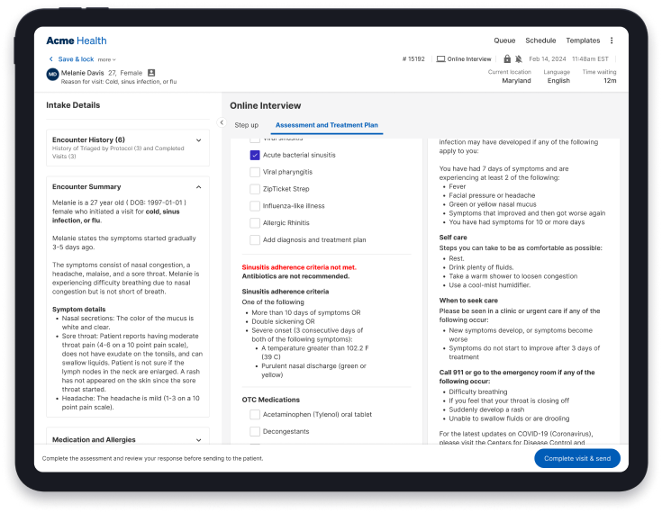 Managed Clinical Protocols | Evidence-Based Clinical Logic