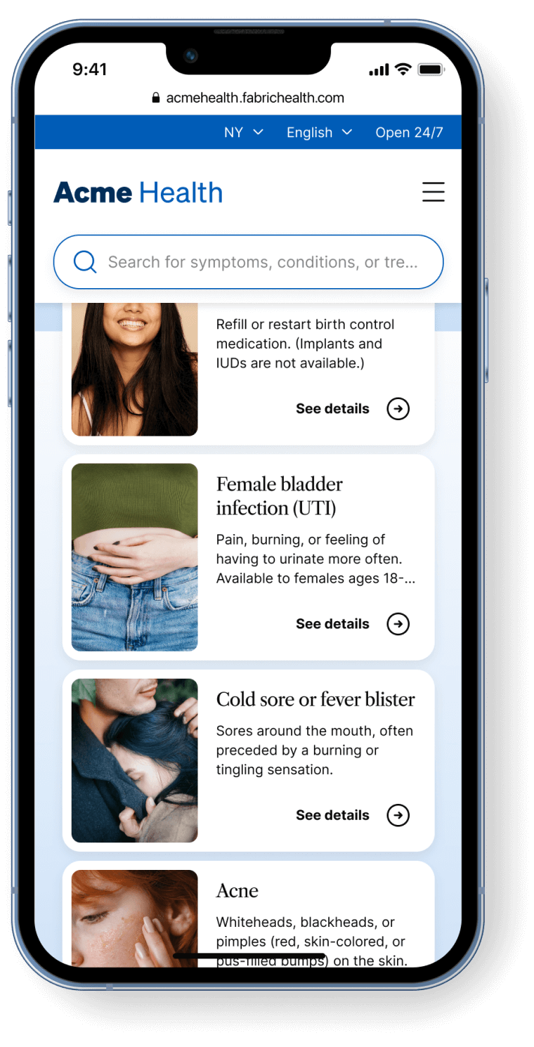 Asynchronous Care | Fabric's Asynchronous Telehealth Solution