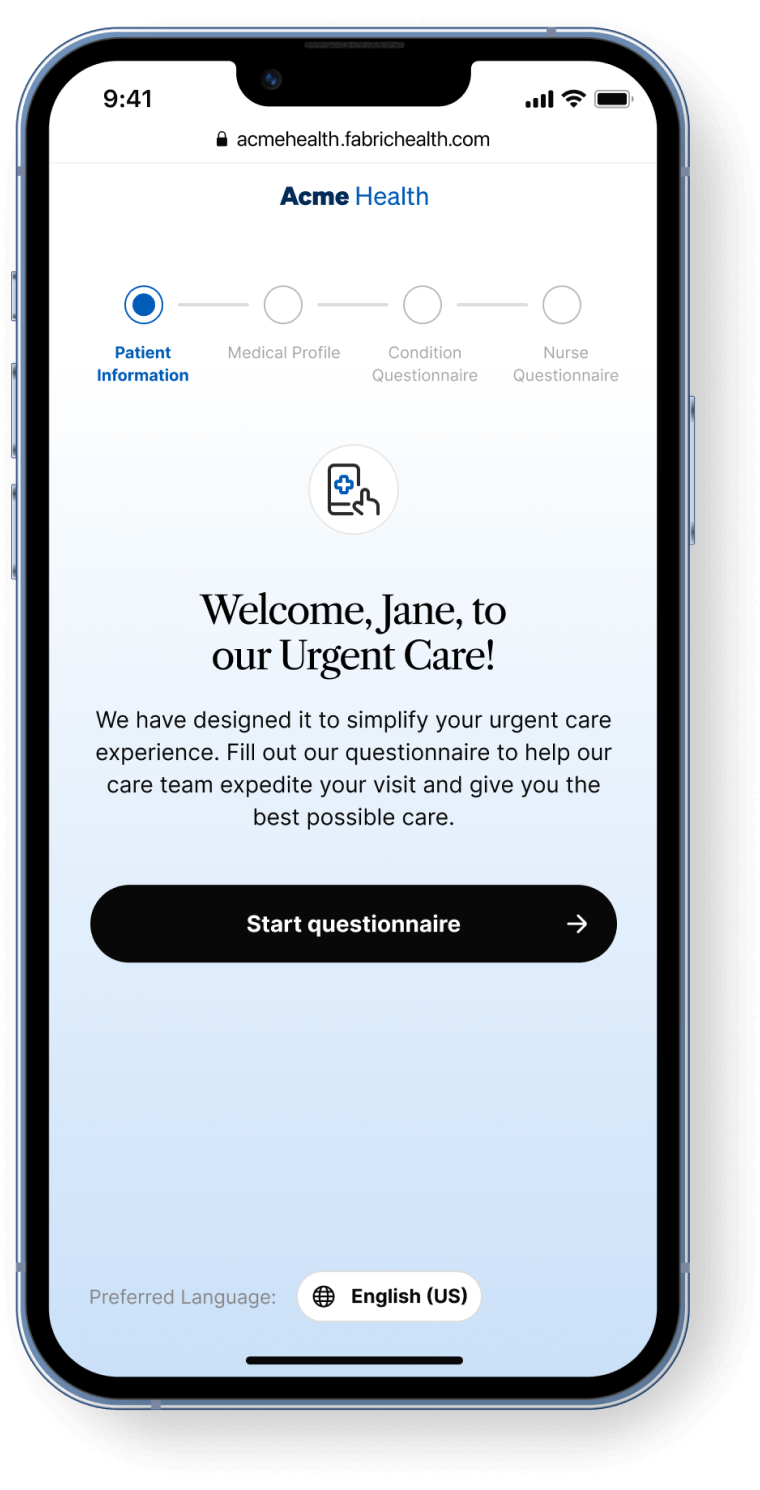 Intake & Registration | Digital Tools for Improved Care